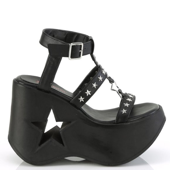 Shoes | Gothic Wedge Star Platform Sandals | Poshmark